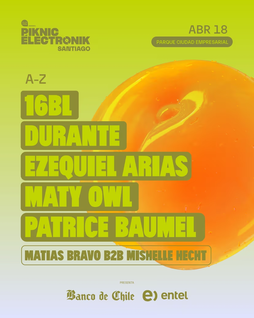 Piknic Électronik Santiago: Anjunadeep | Abril 2026 | The Piwke